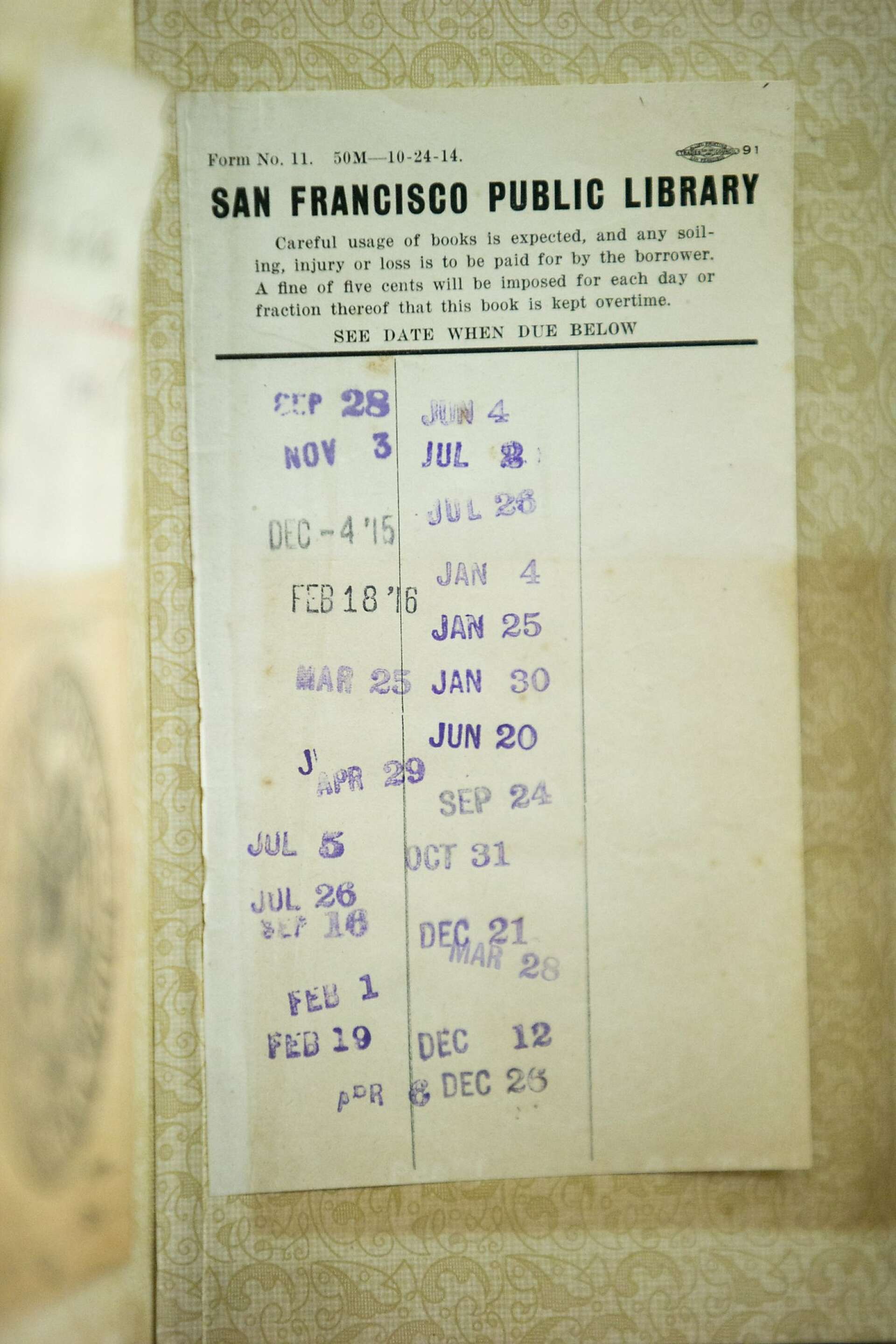 SF library book returned, 100 years overdue