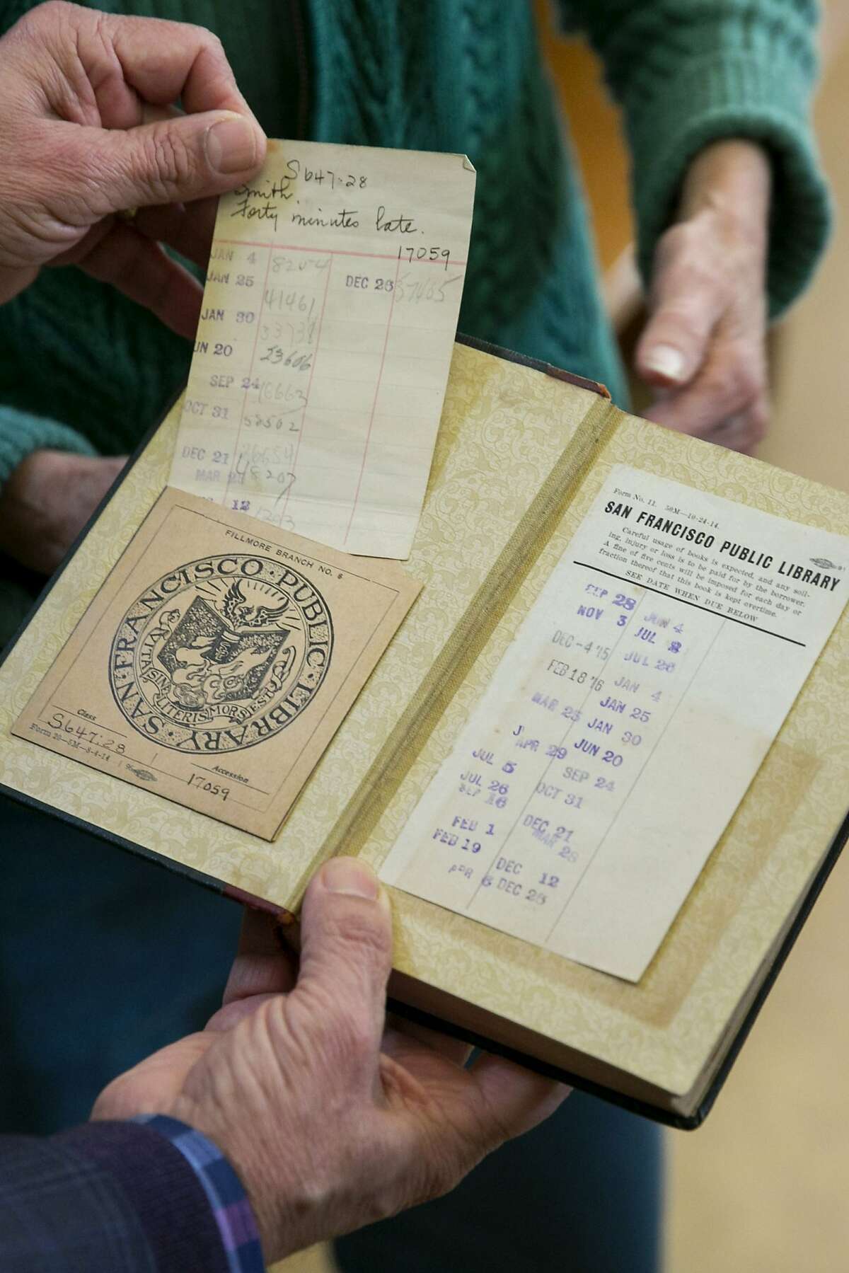 SF library book returned, 100 years overdue