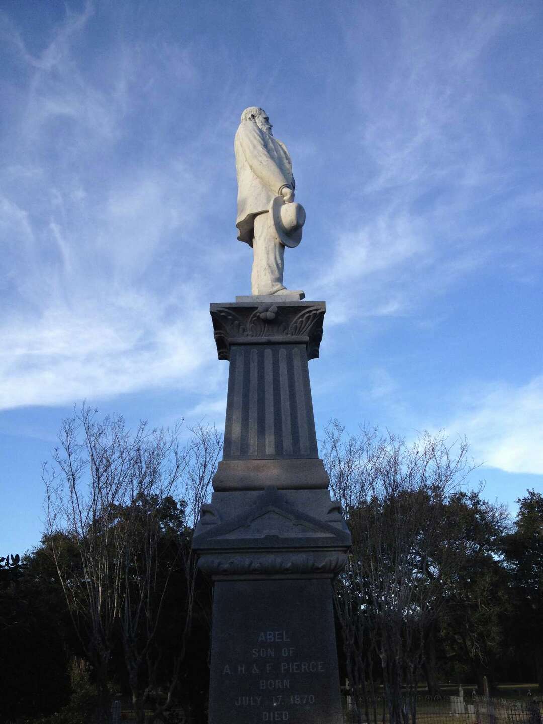 Wharton-area rancher was larger than life - just like his statue