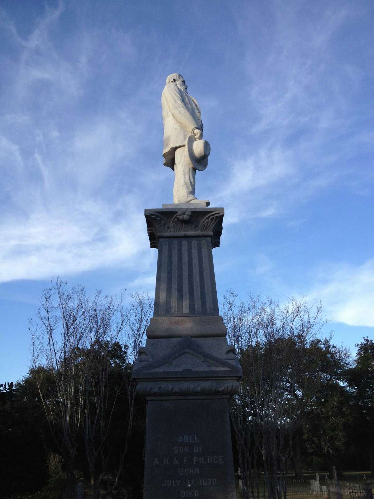 Wharton-area rancher was larger than life - just like his statue