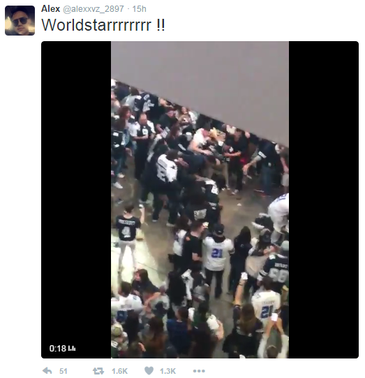 Videos show Dallas Cowboys fans cope with Green Bay loss by fighting ...