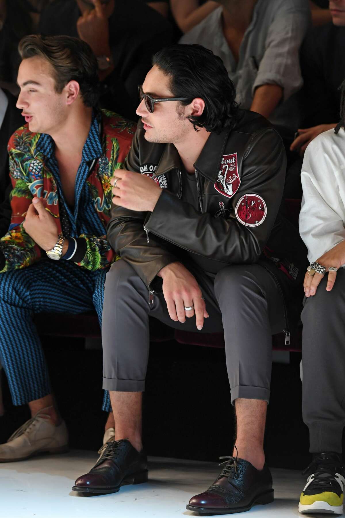 Bob Dylan's very handsome grandson turns heads on Milan catwalk