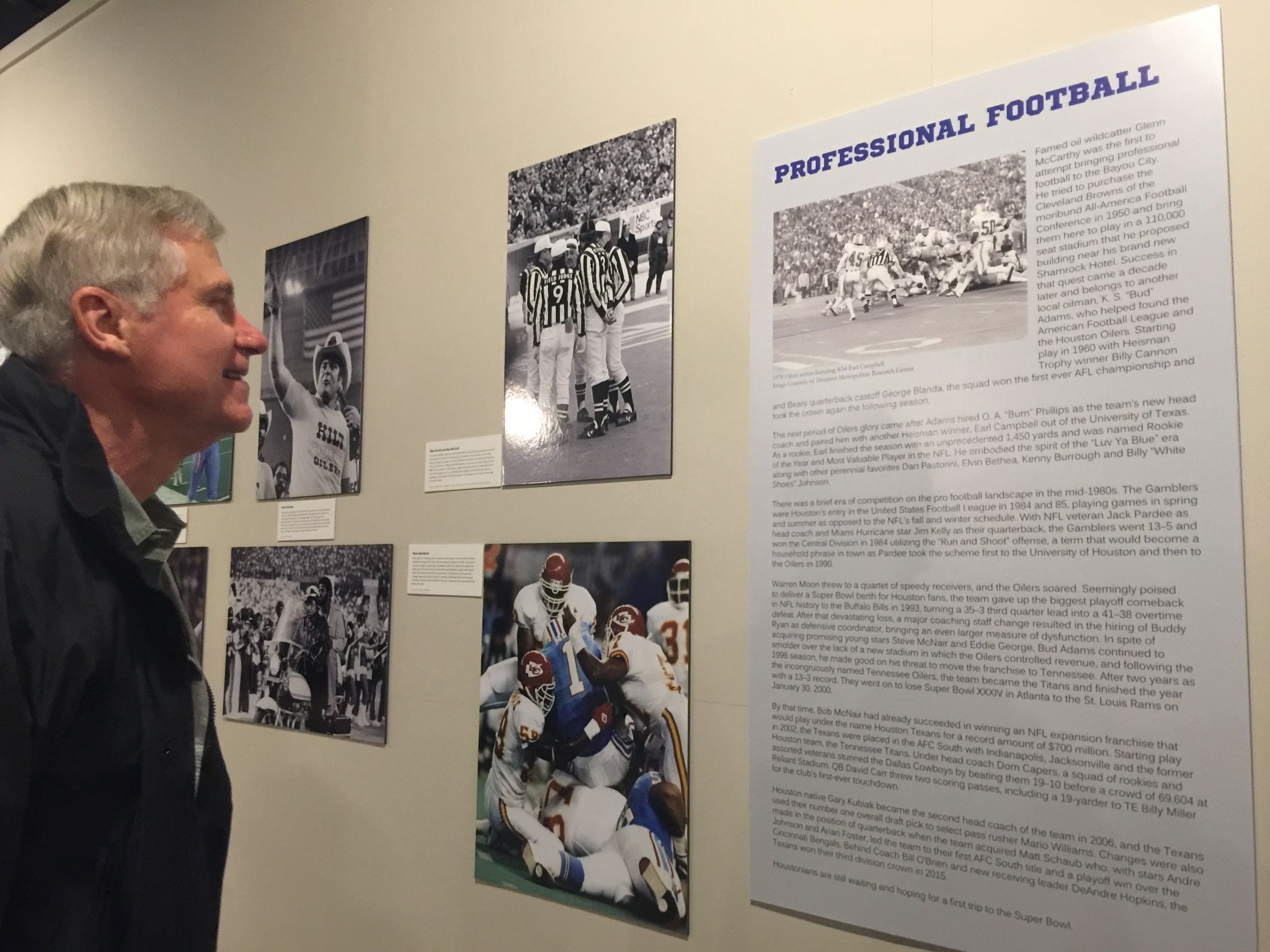 Heritage Society kicks off exhibit on history of Houston football
