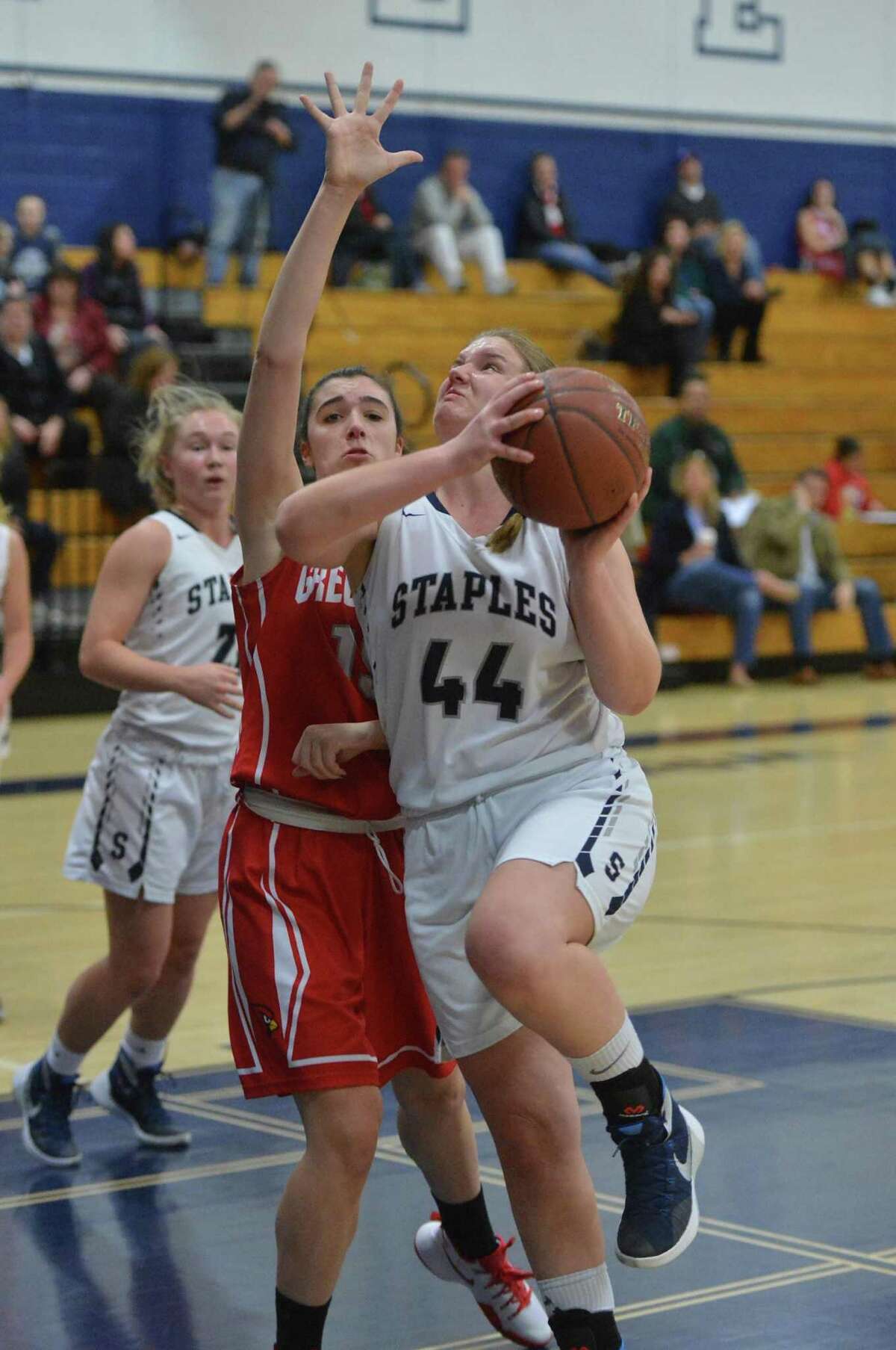 Staples girls basketball storms past Greenwich