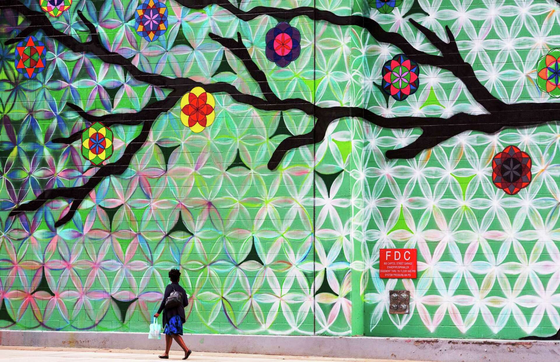 'Tree of Life' mural helps dress up center of city