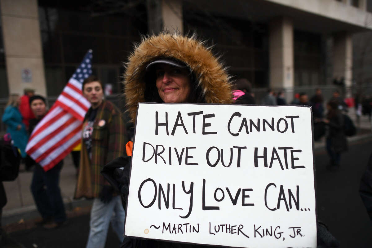 Photos: Protest signs from Women's March protests from around the US, world