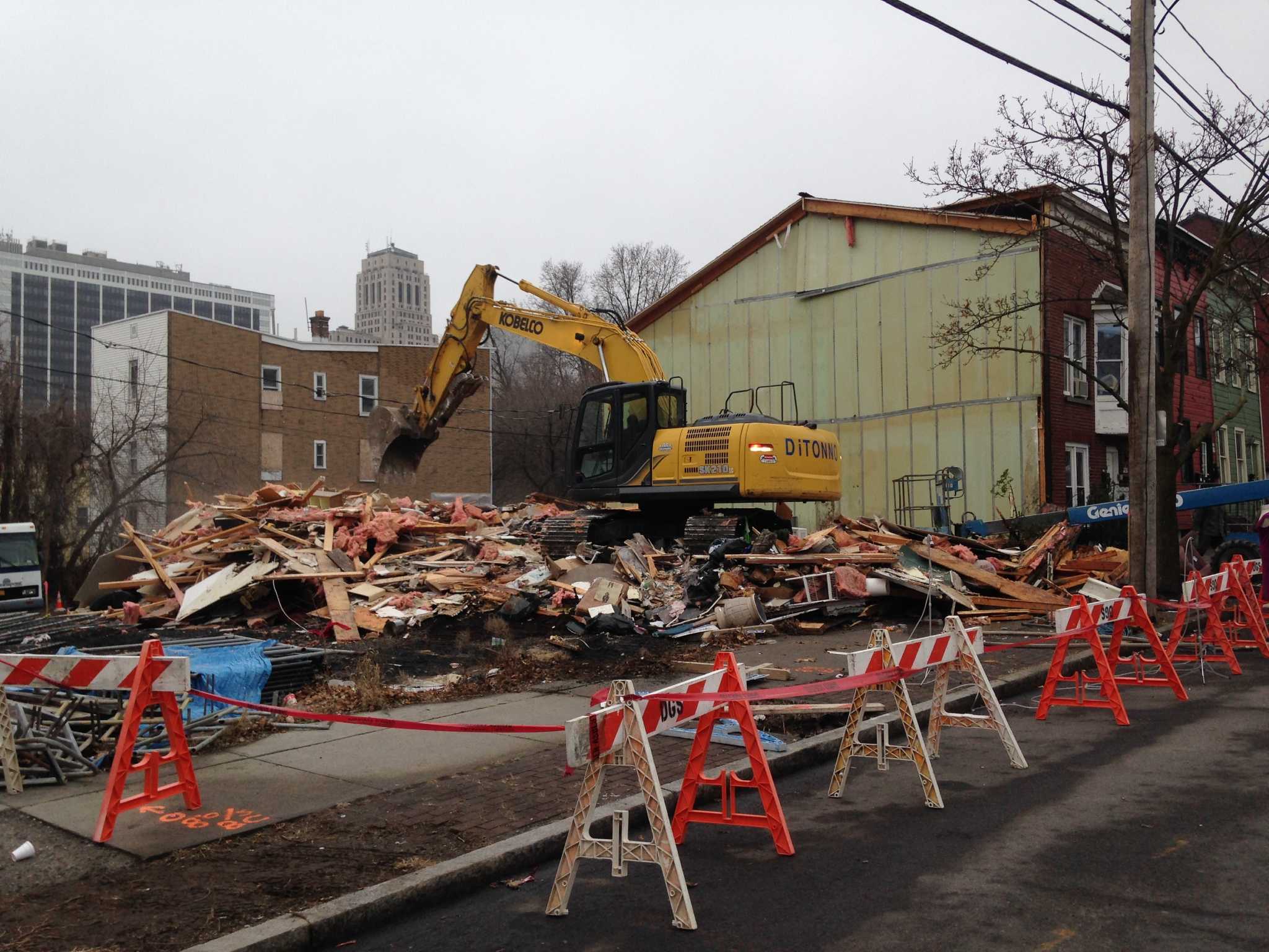 Lark Street building torn down