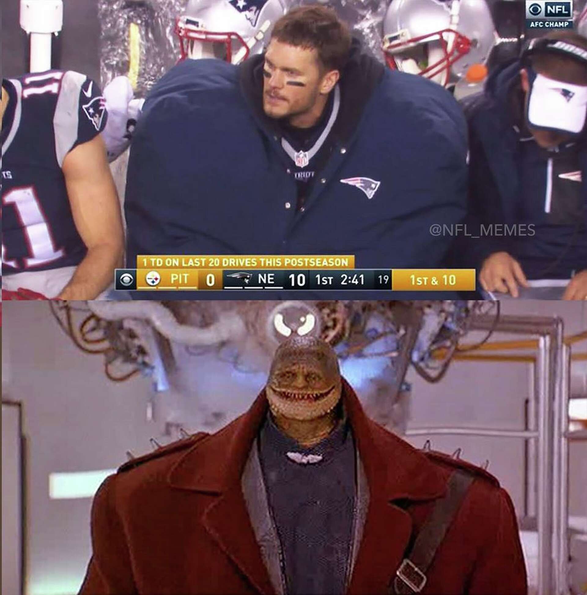 Memes mock NFL conference championship blowouts