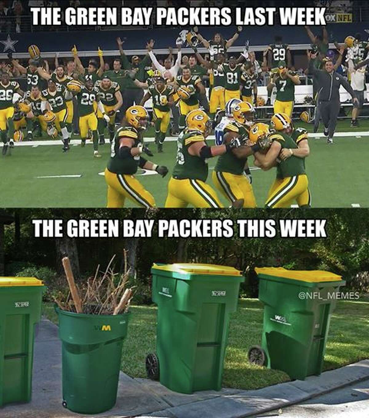 Memes mock NFL conference championship blowouts