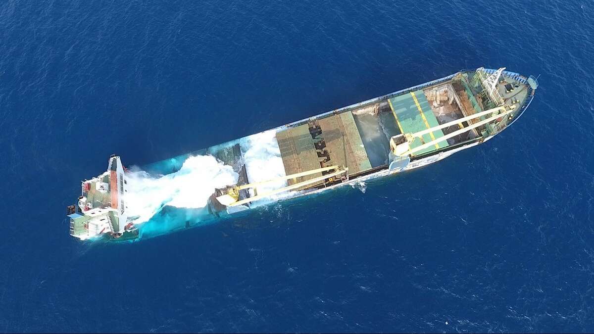 'Sea monster' ship sinks to bottom of Gulf as artificial reef