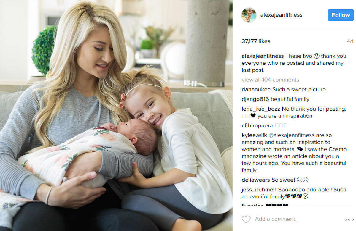 Mom shares candid photo of her pregnancy recovery on Instagram