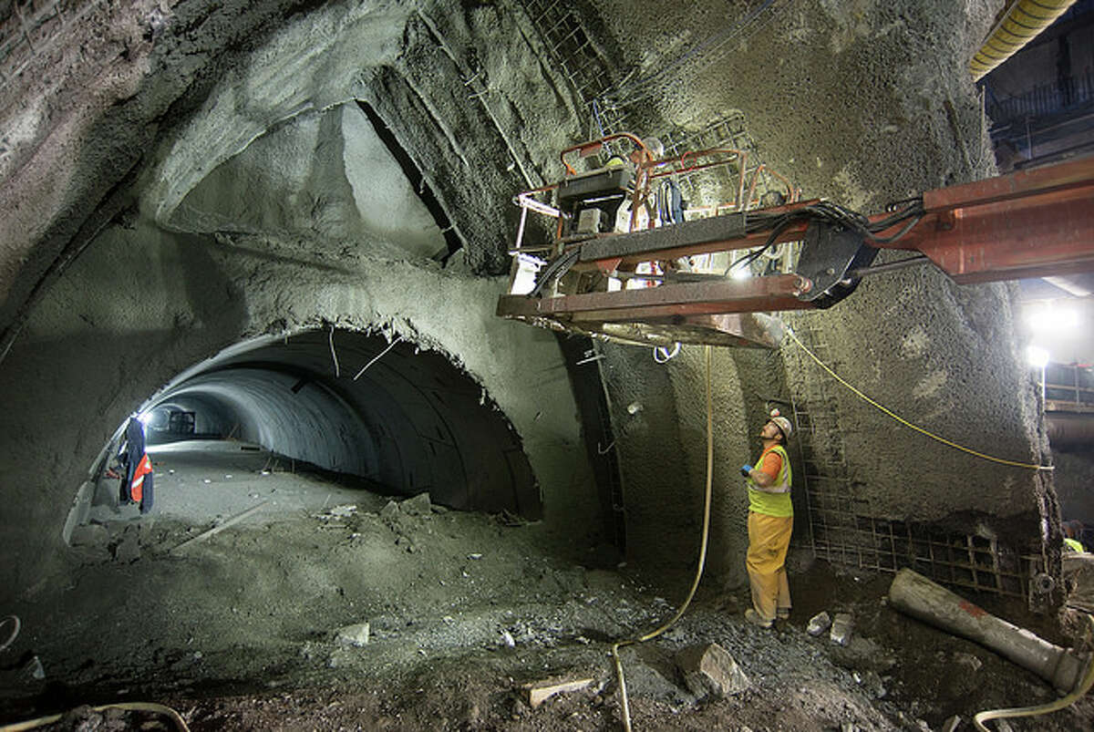A subterranean 'cathedral': Stunning new photos of Central Subway ...