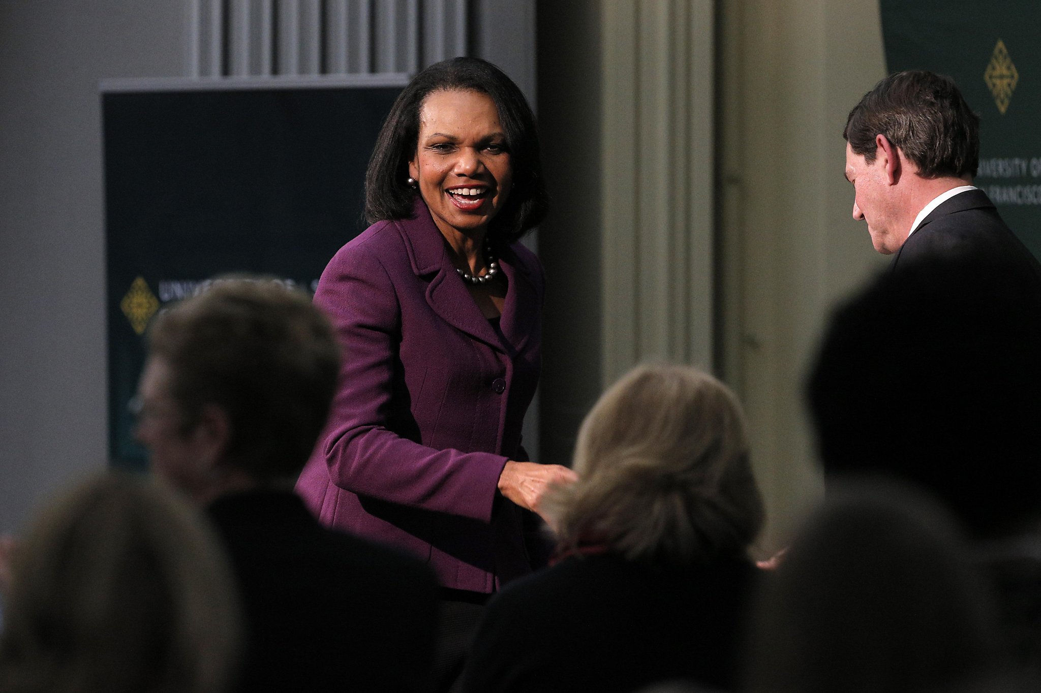 Condoleezza Rice, in SF talk, says Trump and nation must adjust