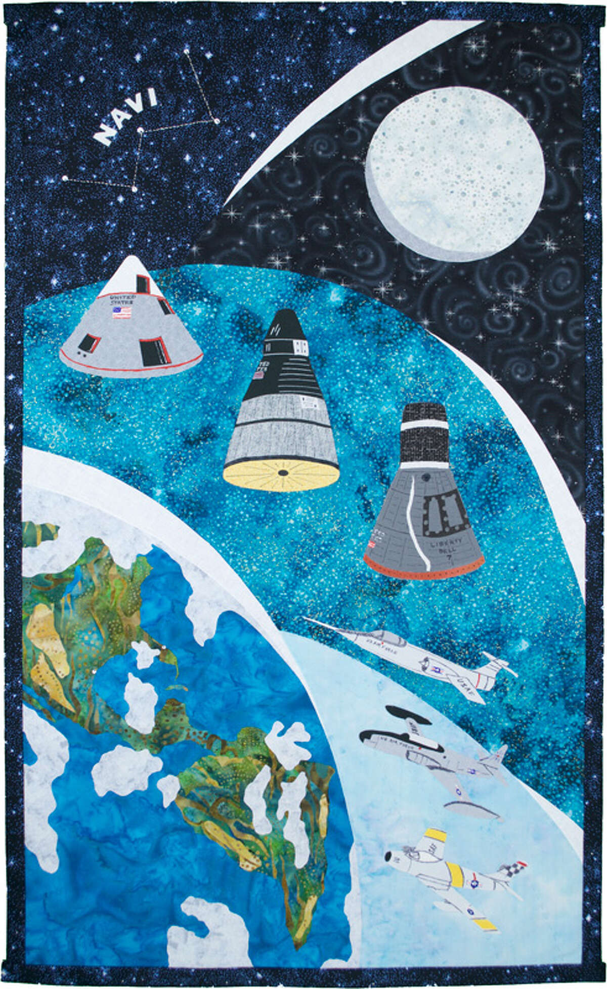 NASA history documented in quilt display