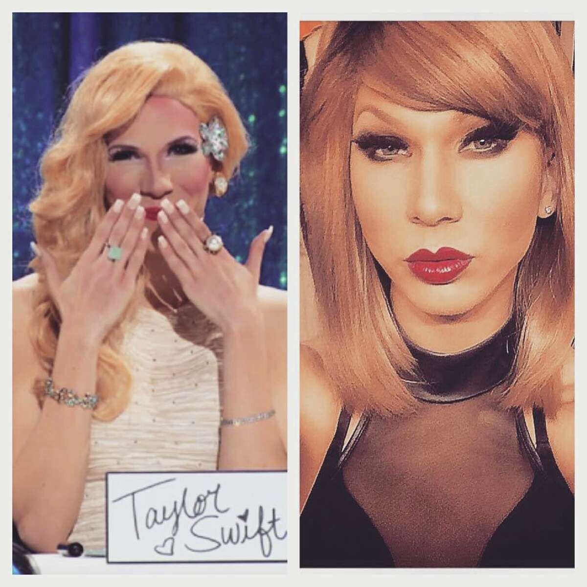 Taylor Swift lookalike comes to town for Super Bowl weekend