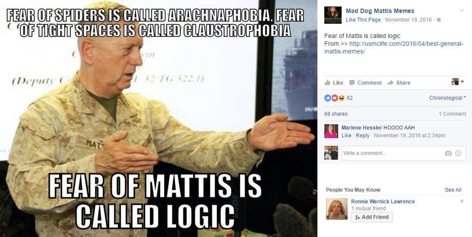 Secretary of Defense Gen. James 'Mad Dog' Mattis memes take over the ...