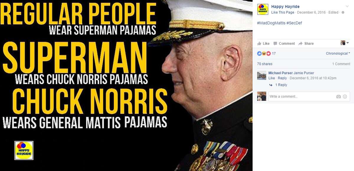 Secretary of Defense Gen. James 'Mad Dog' Mattis memes take over the ...