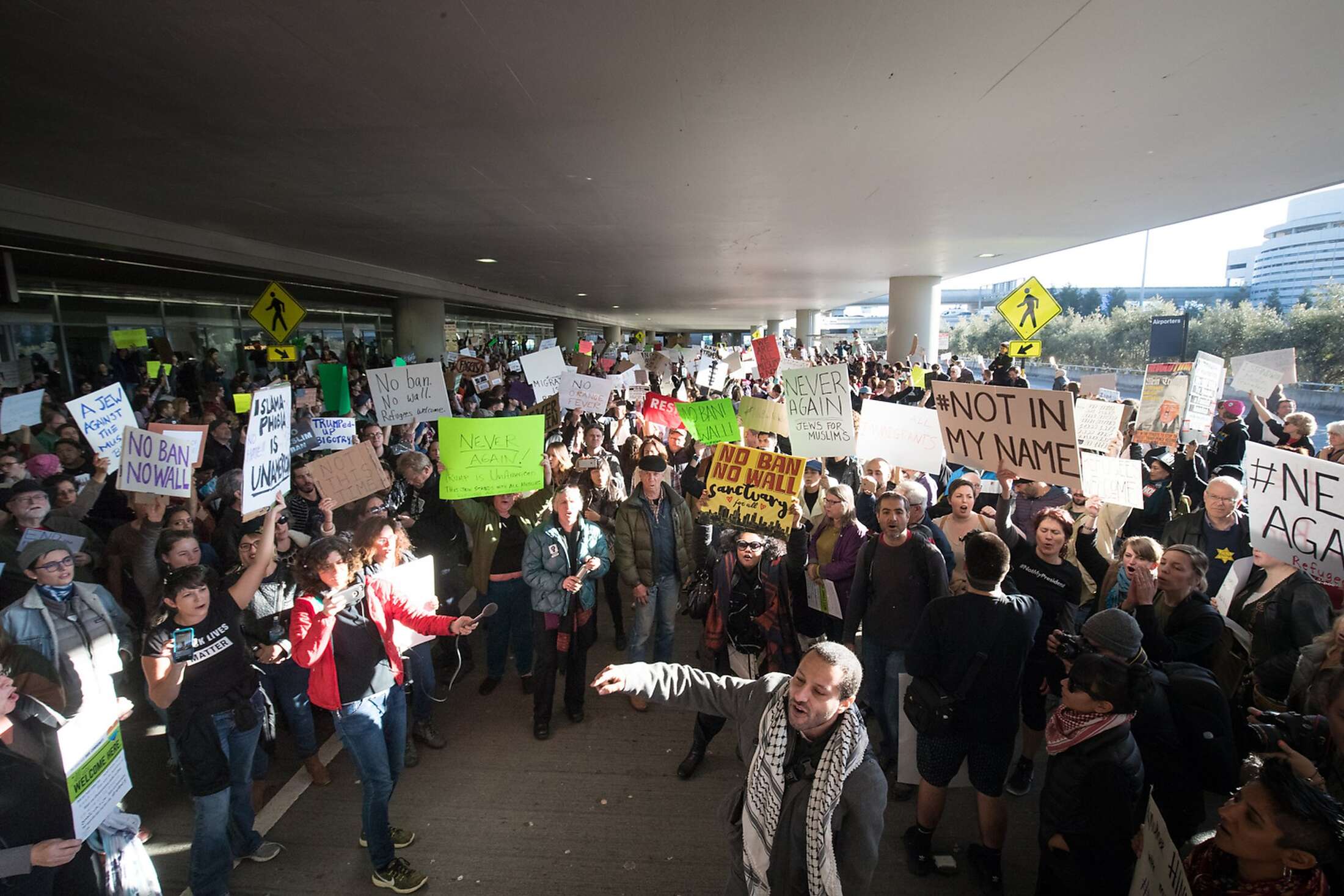 SFO protesters demand immigration detainees be released