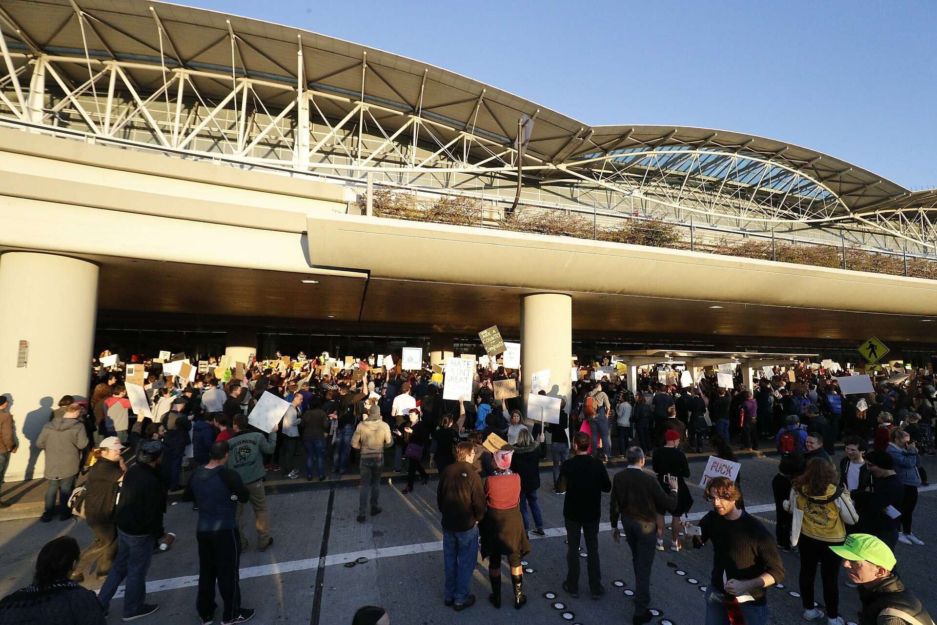 SFO protesters demand immigration detainees be released