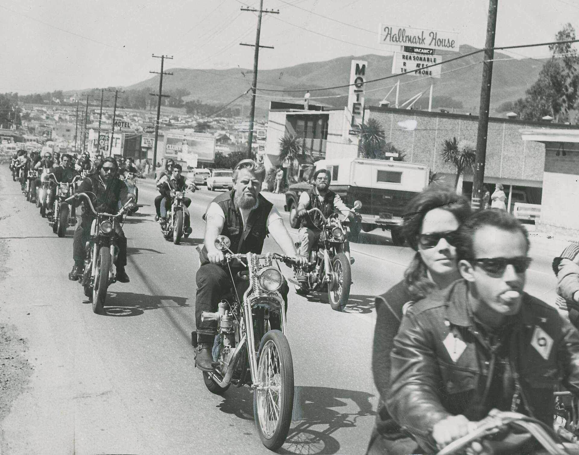 Vintage photos of Bay Area Hells Angels Motorcycle Club