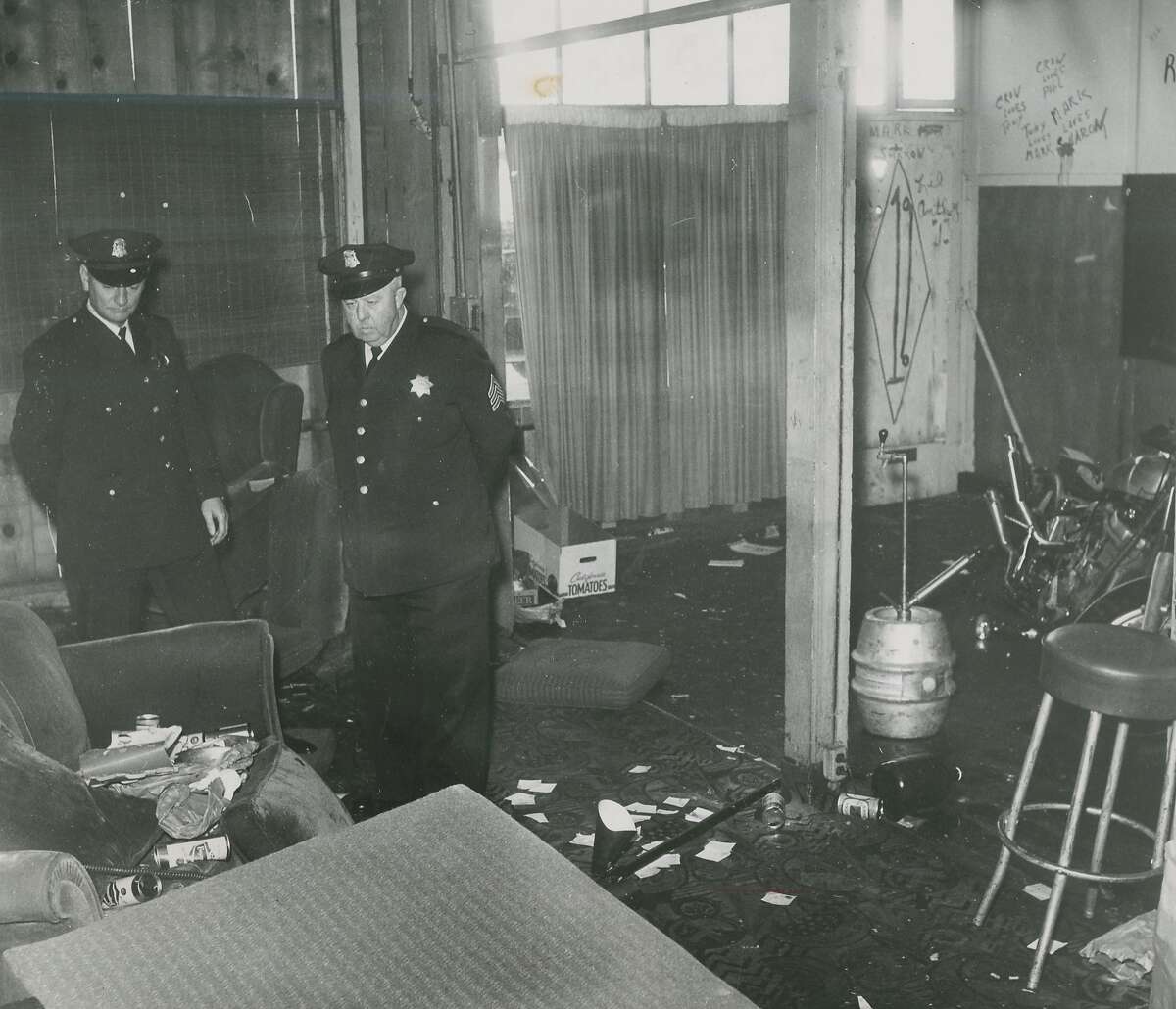 Vintage photos of Bay Area Hells Angels Motorcycle Club