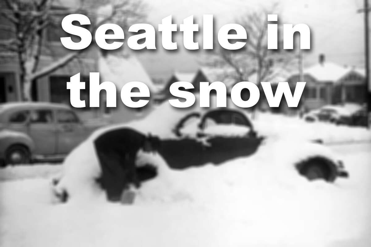 PHOTOS: The 1940s snowstorm that stopped Seattle