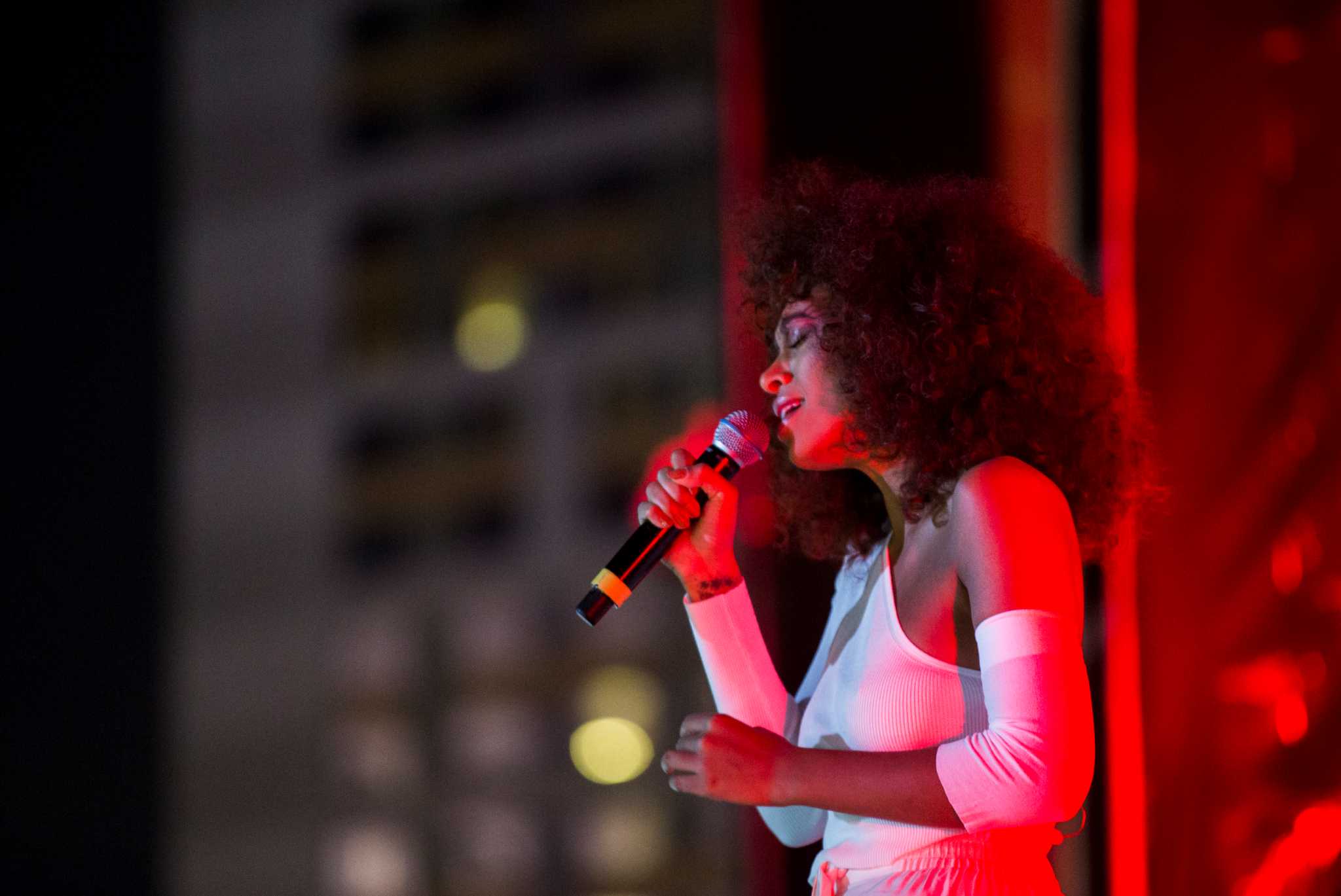 Solange mesmerizes crowd at Discovery Green