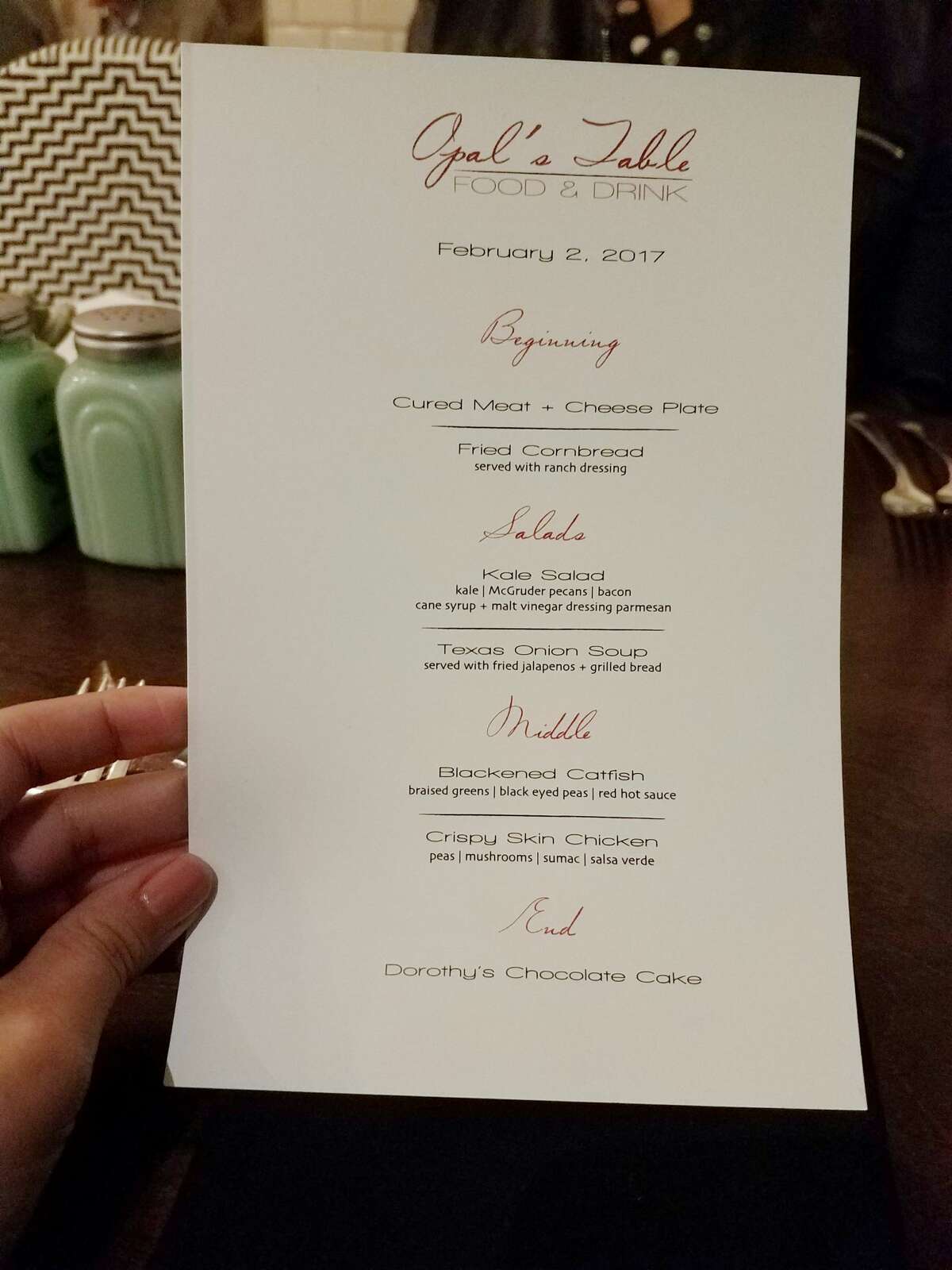 Small Bites: Sneak preview of Opal's Table, Whataburger'sTexas-sized ...