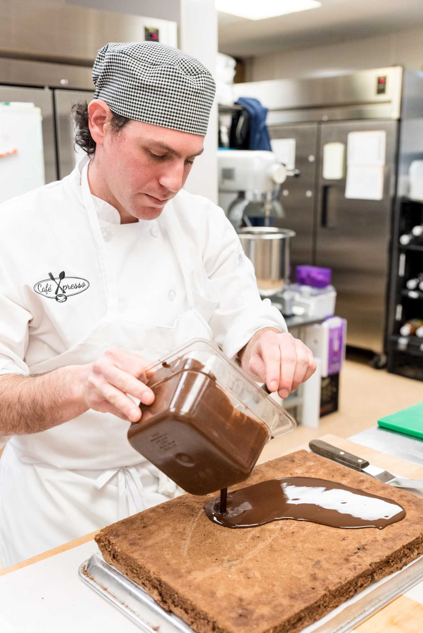 Newtown pastry chef’s heart is in his work