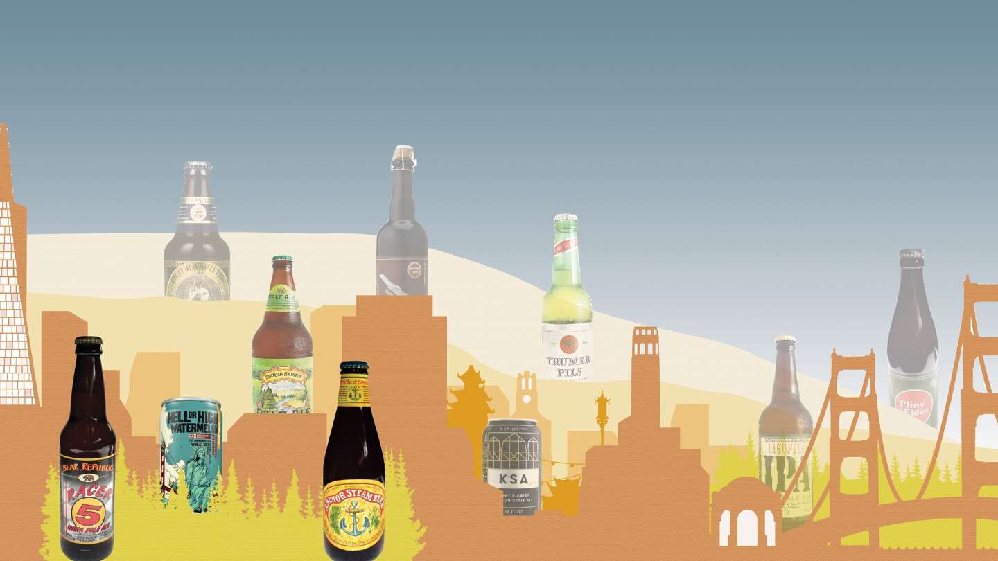 What are the four most iconic Bay Area beers?