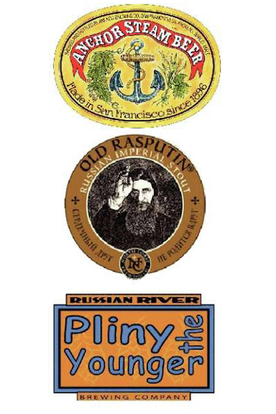 What are the four most iconic Bay Area beers?