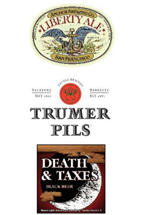 What are the four most iconic Bay Area beers?