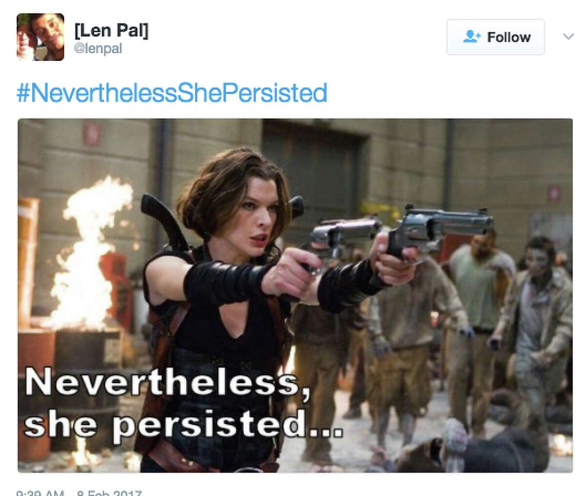 Here's why 'Nevertheless, she persisted!' is the new feminist battle cry