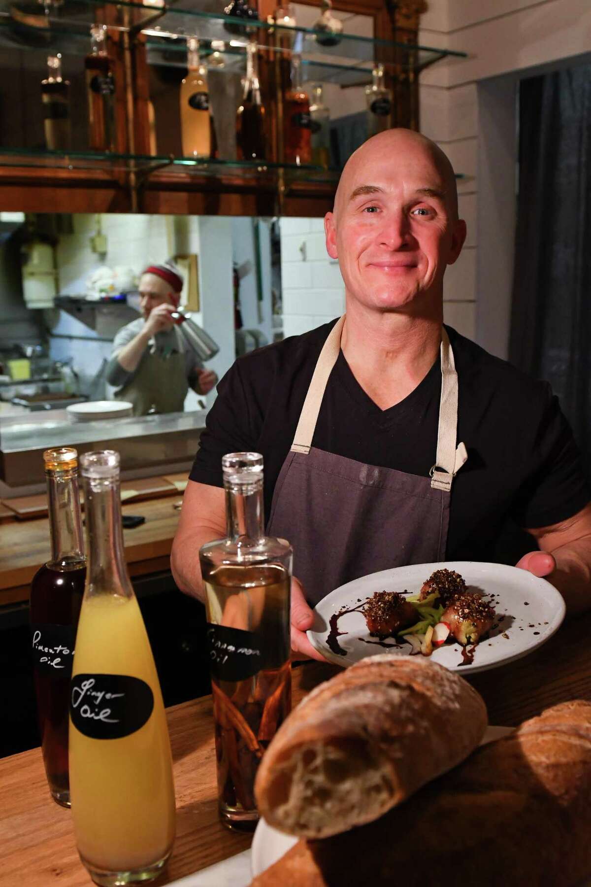 Chef Brian Lewis at home in The Cottage