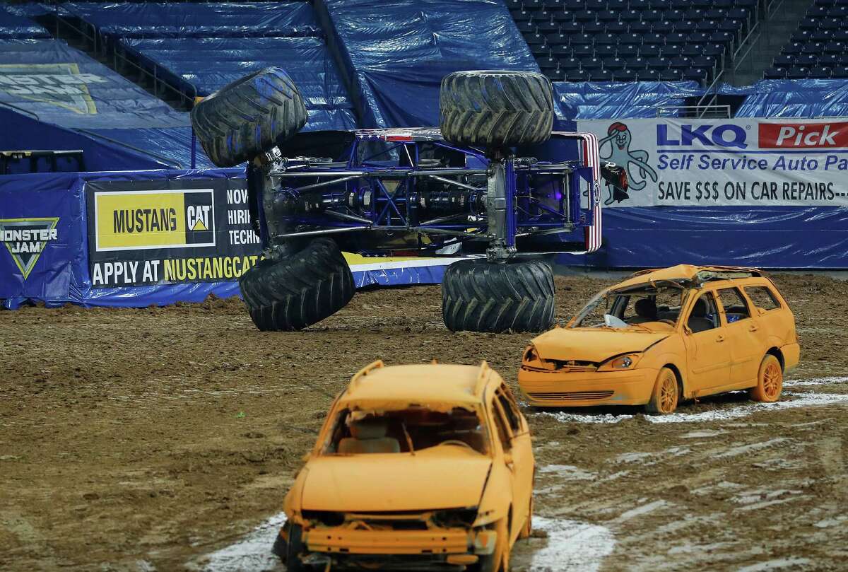 Monster Jam brings monster trucks to NRG Stadium just a week after ...