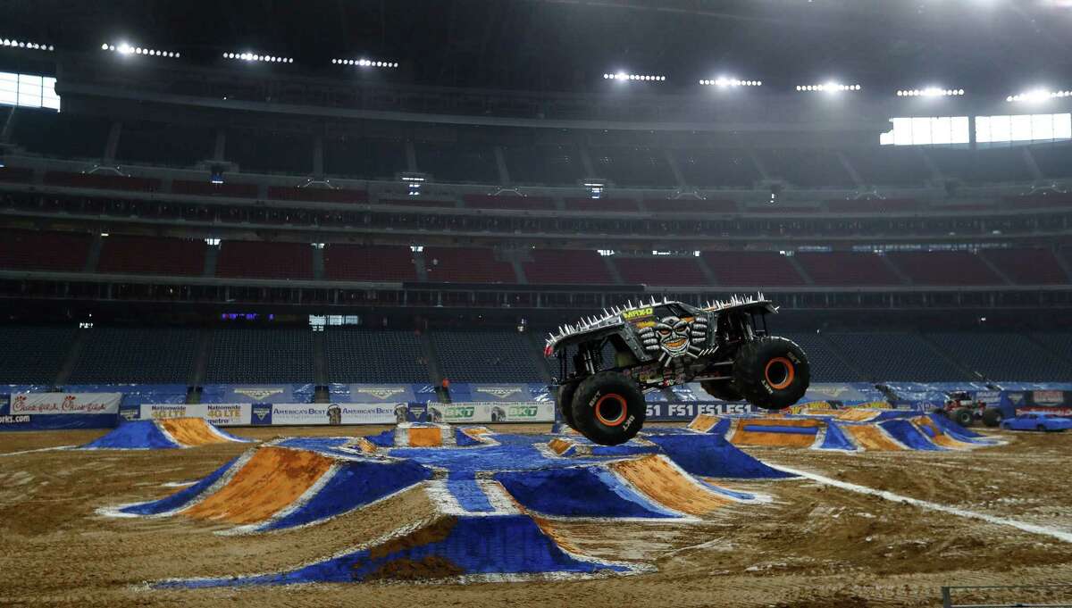 Monster Jam brings monster trucks to NRG Stadium just a week after ...
