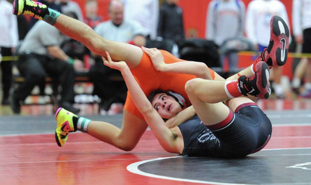 Hatters win big at FCIAC wrestling championships