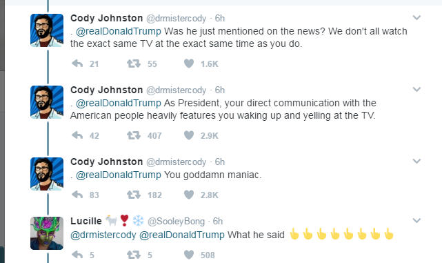 Donald Trump insulted Mark Cuban on Twitter and the push back was epic