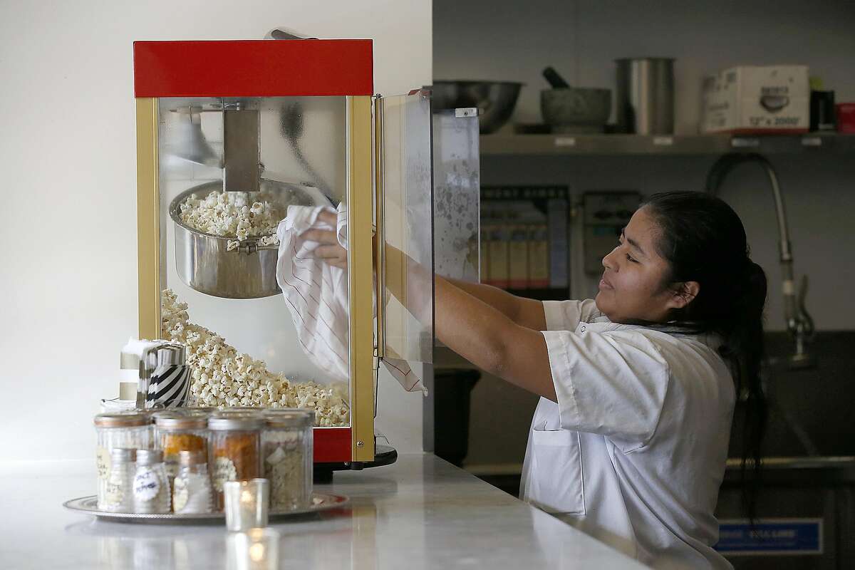 The Riddler: Champagne and popcorn in Hayes Valley