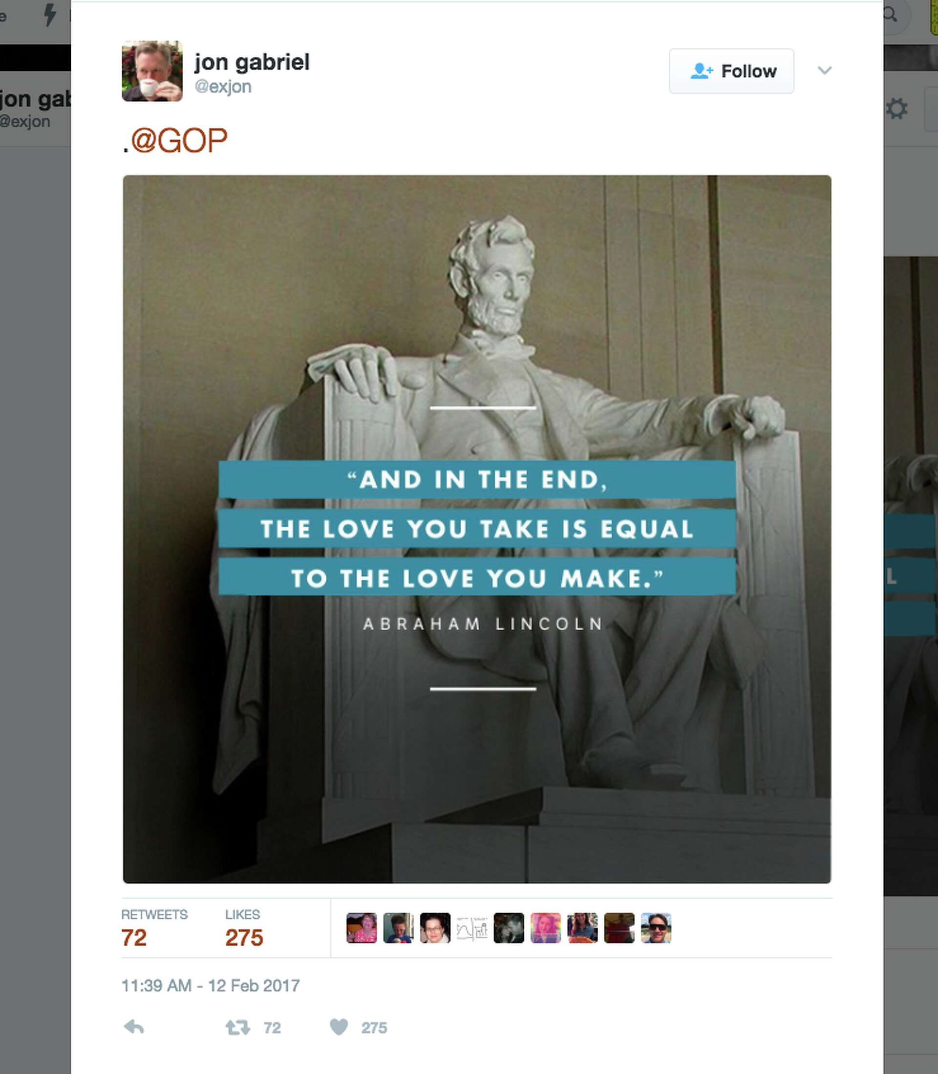 GOP mistakenly tweets fake Abraham Lincoln quote, Internet writes ...