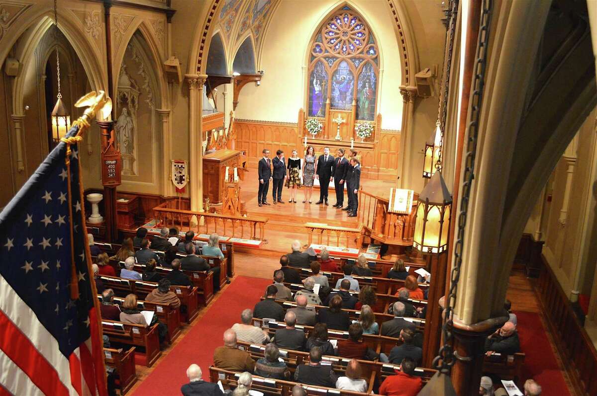 In Pictures: VOCES8 returns to Westport