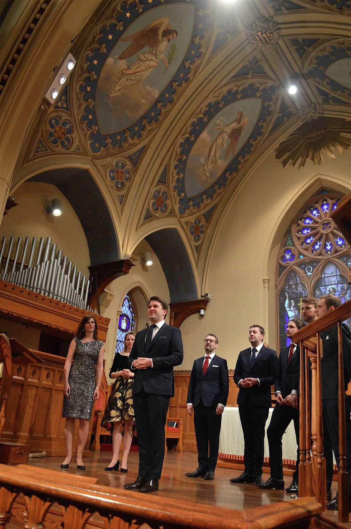 In Pictures: VOCES8 returns to Westport