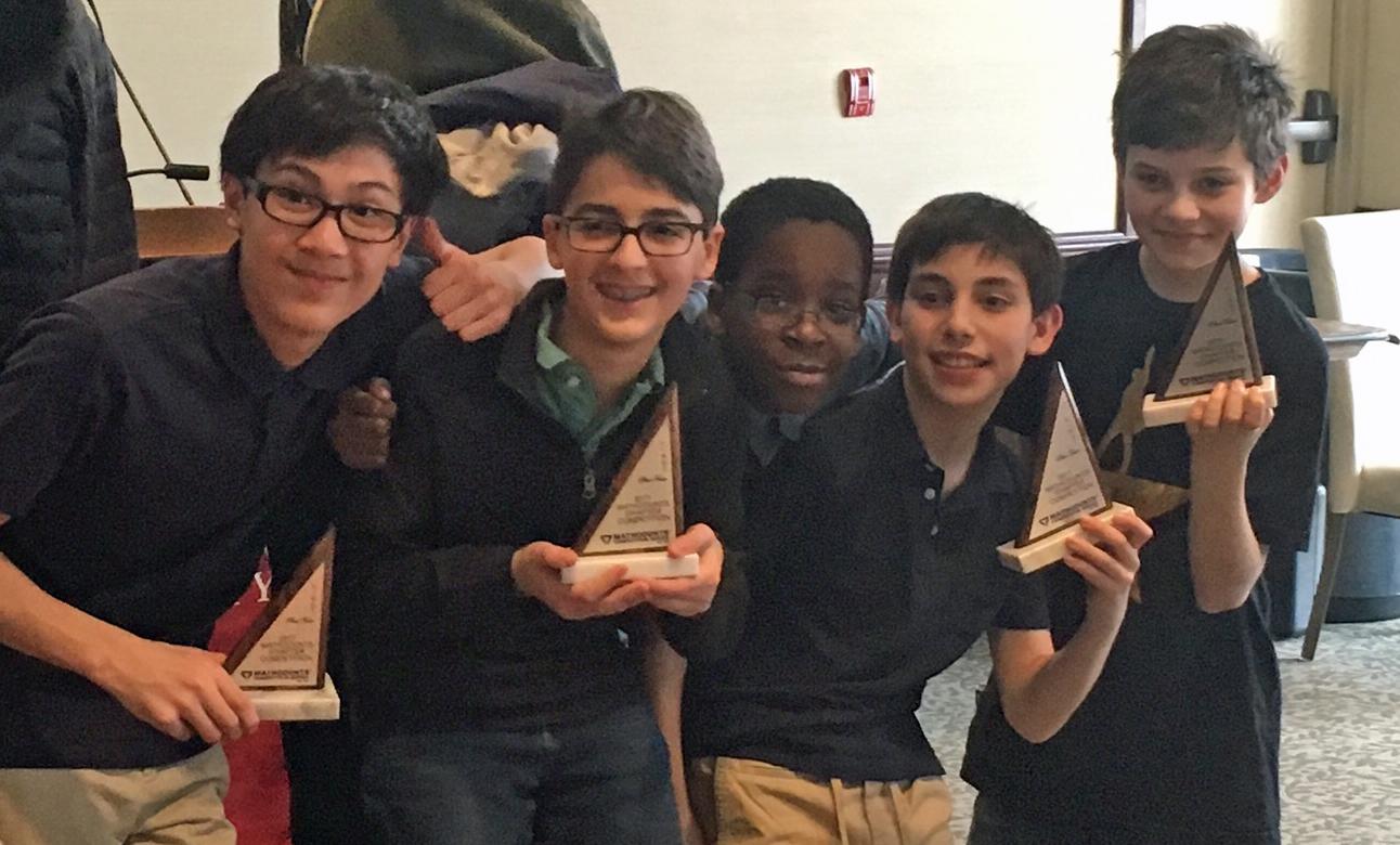 Greenwich’s Central Middle Mathcounts team wins first place