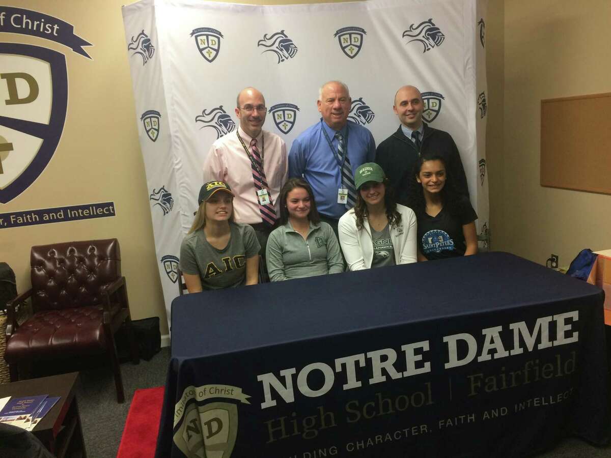 ND-Fairfield foursome sign college intent letters