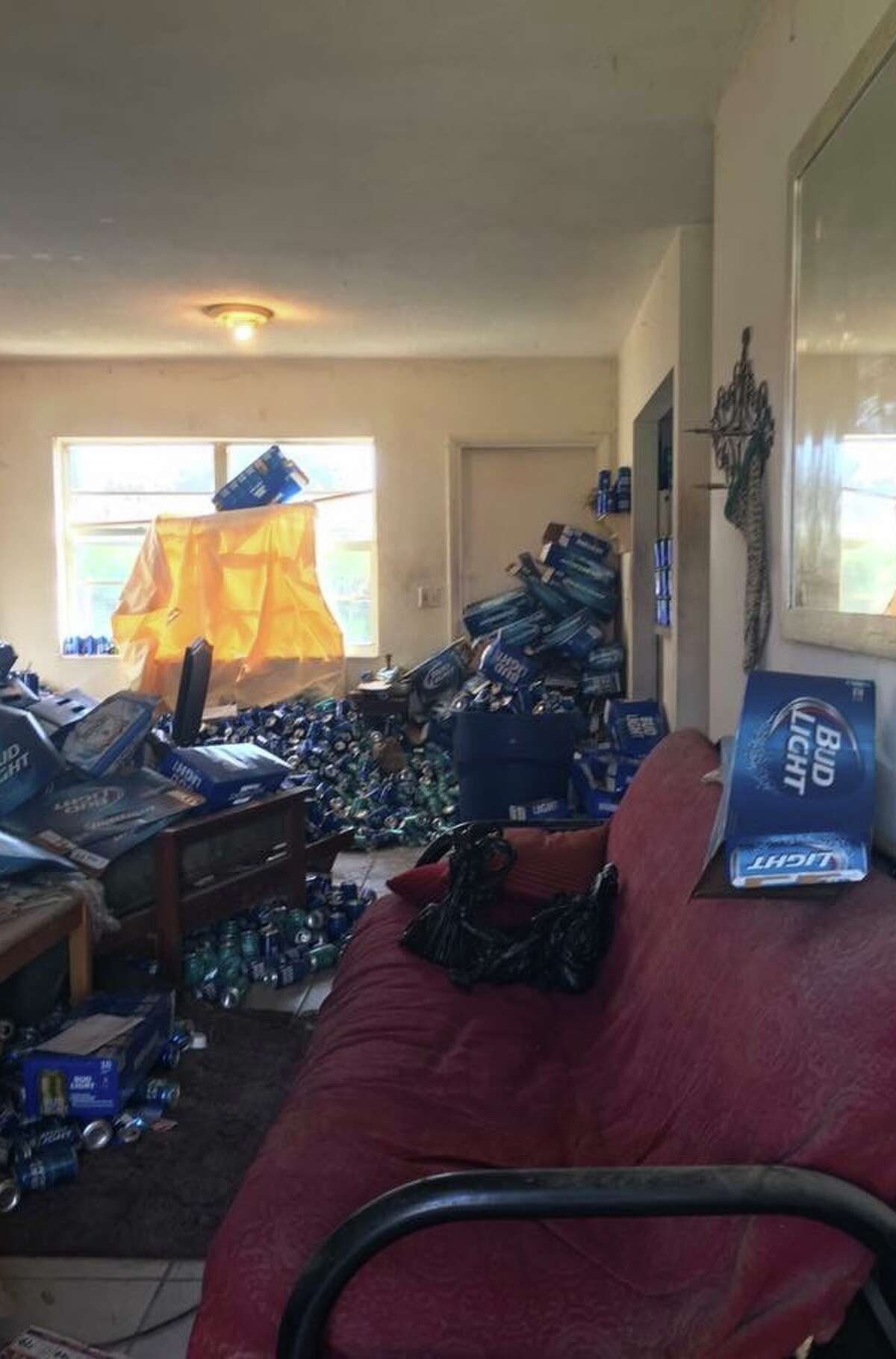 Property company finds evicted tenants left mountains of Bud Light cans ...