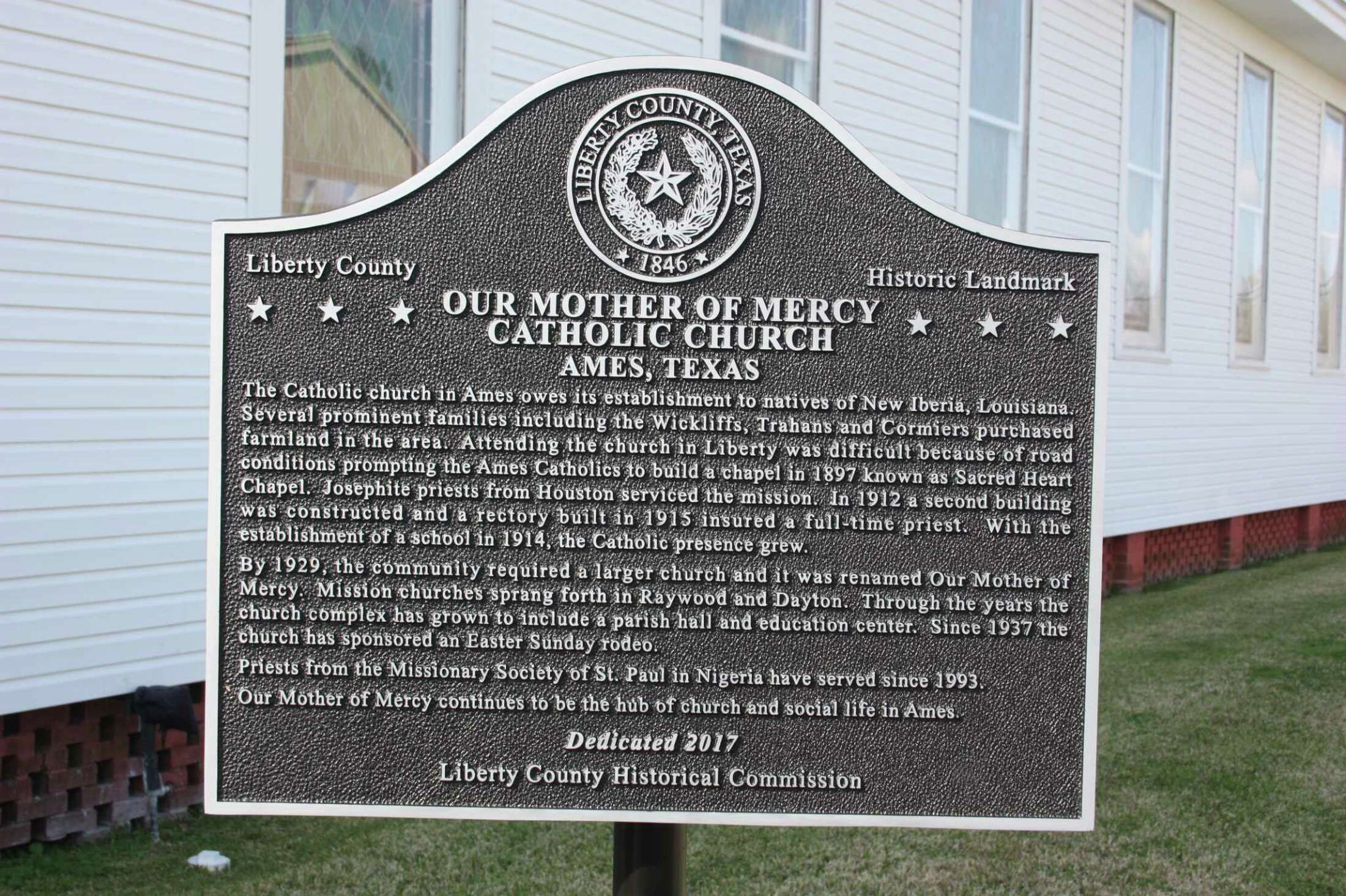 Ames Catholics celebrate unveiling of historical marker