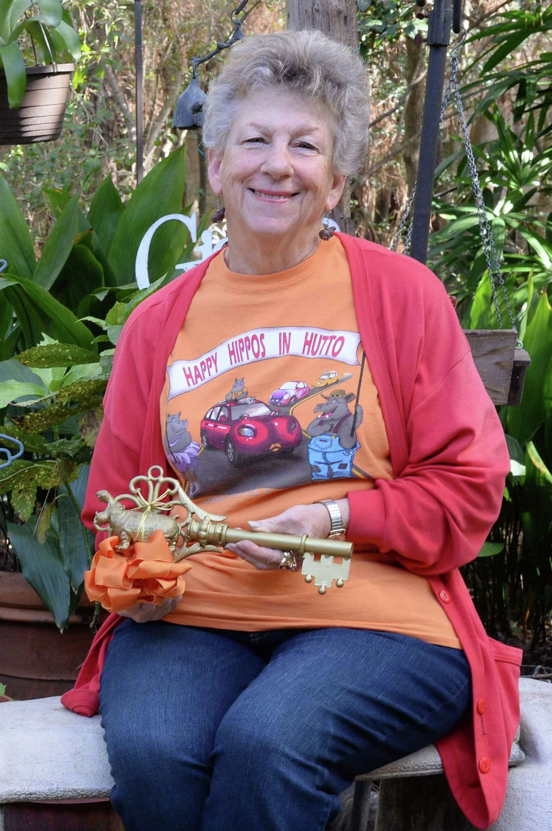 Houston's hippo-artcar lady has more than 2,000 hippos in her home