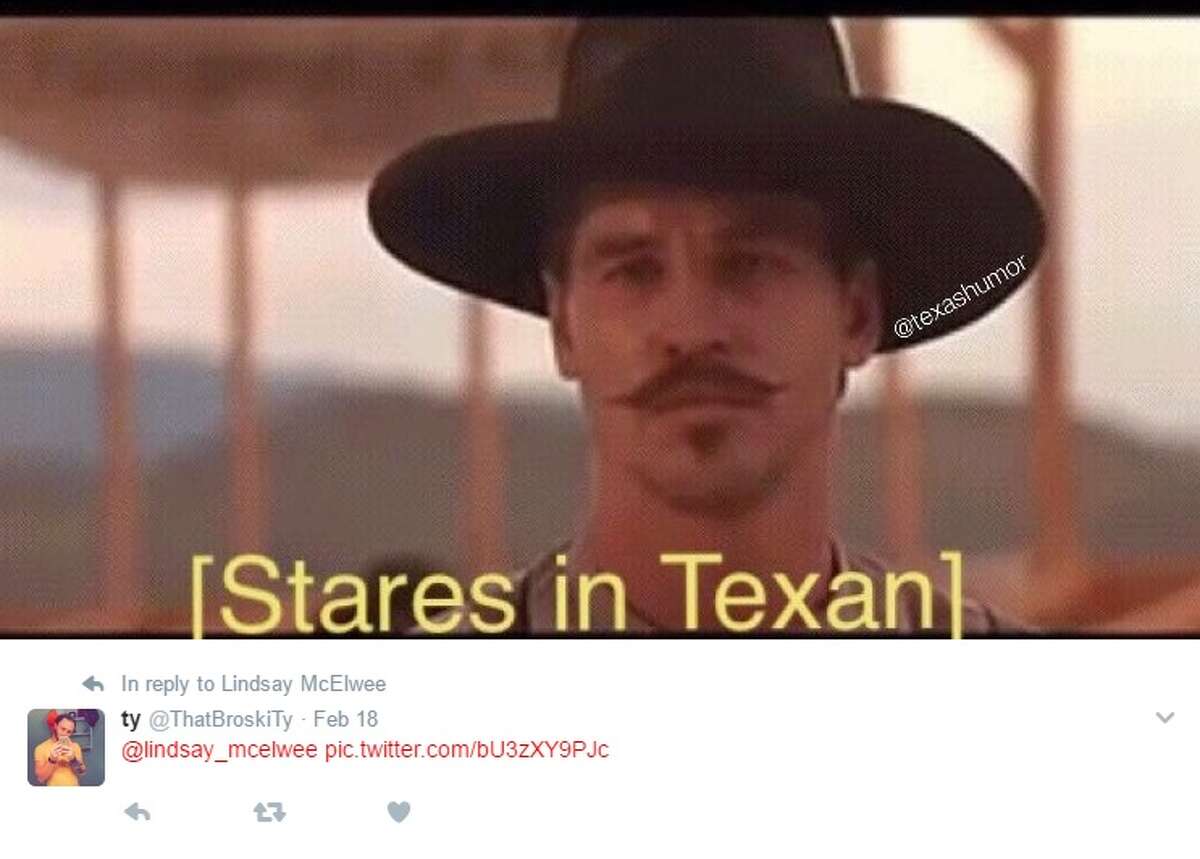 Texas pledge tweet responses