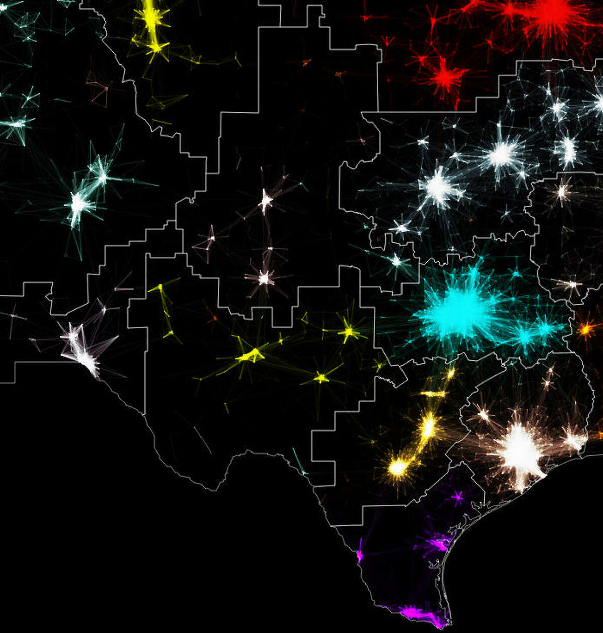How Texas would look split into 7 states