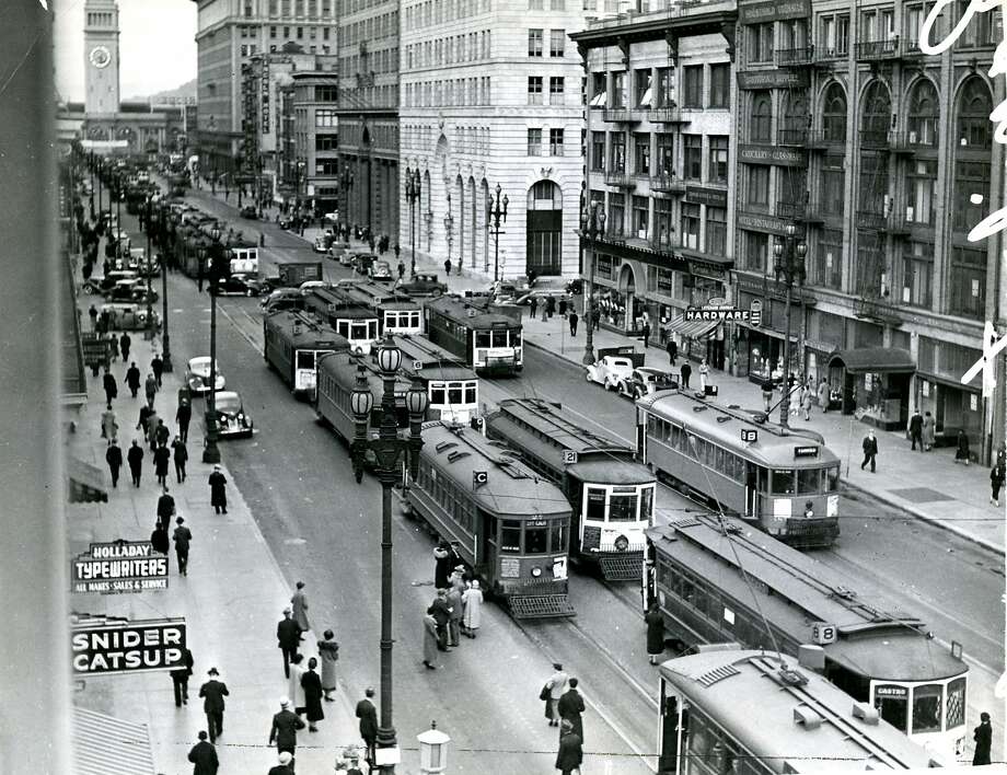 Rare unseen downtown San Francisco photos show city life in the 1930s ...